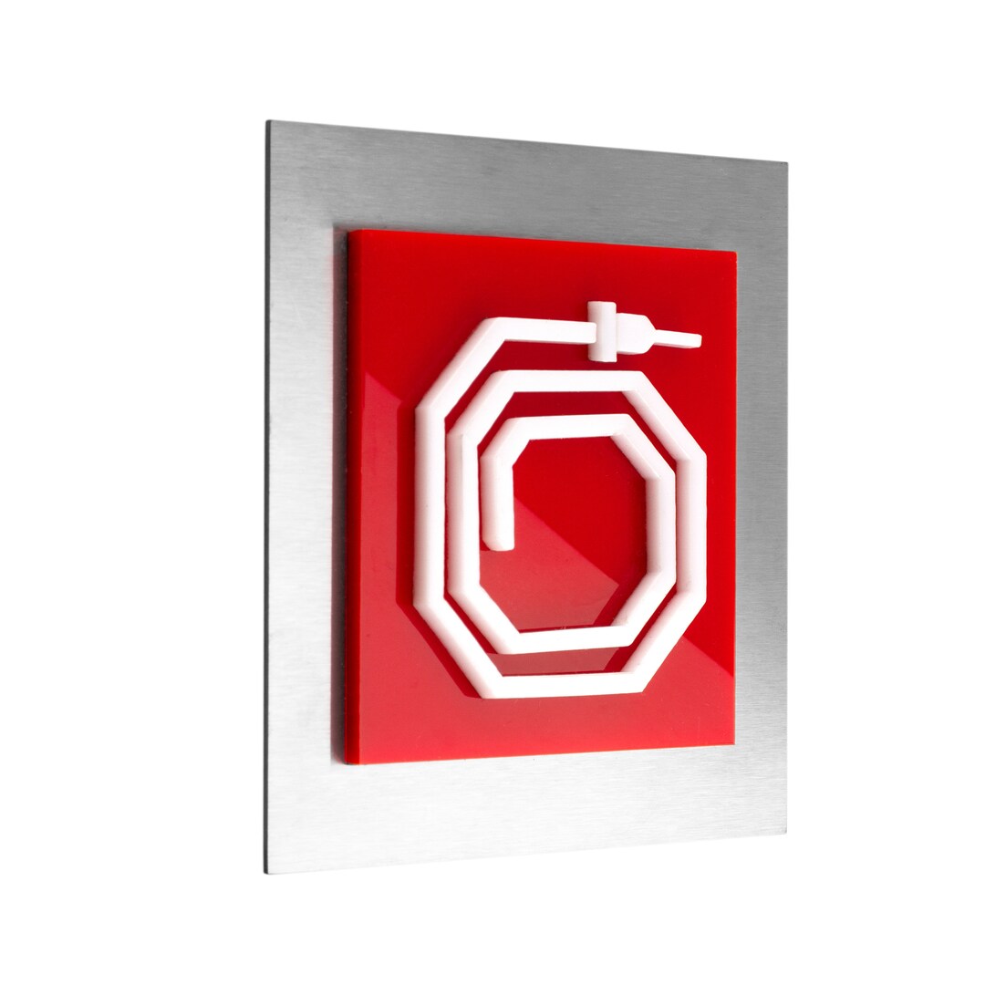 Bsign - Fire Hydrant Sign - Modern Design - Fire Safety Signage ...