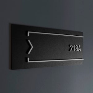 Apartment Door Number, Room Door Numbers, Plate for Door Number, Number ...
