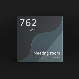 Custom Acrylic Hotel Room Number Apartment Door Sign - Bsign ...