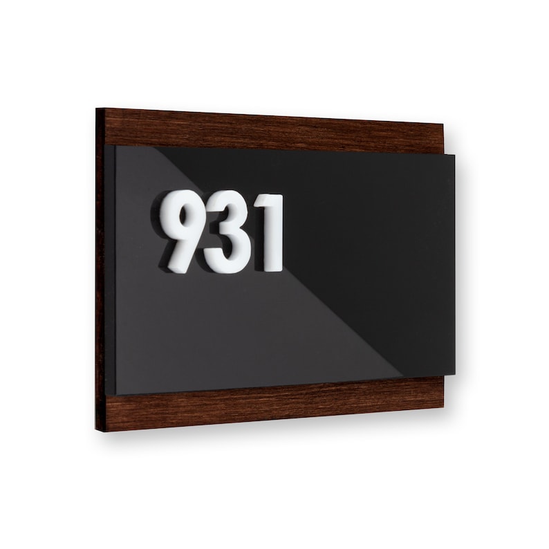 Elegant Door Numbers Apartment Number Room Numbers Plaque | Etsy