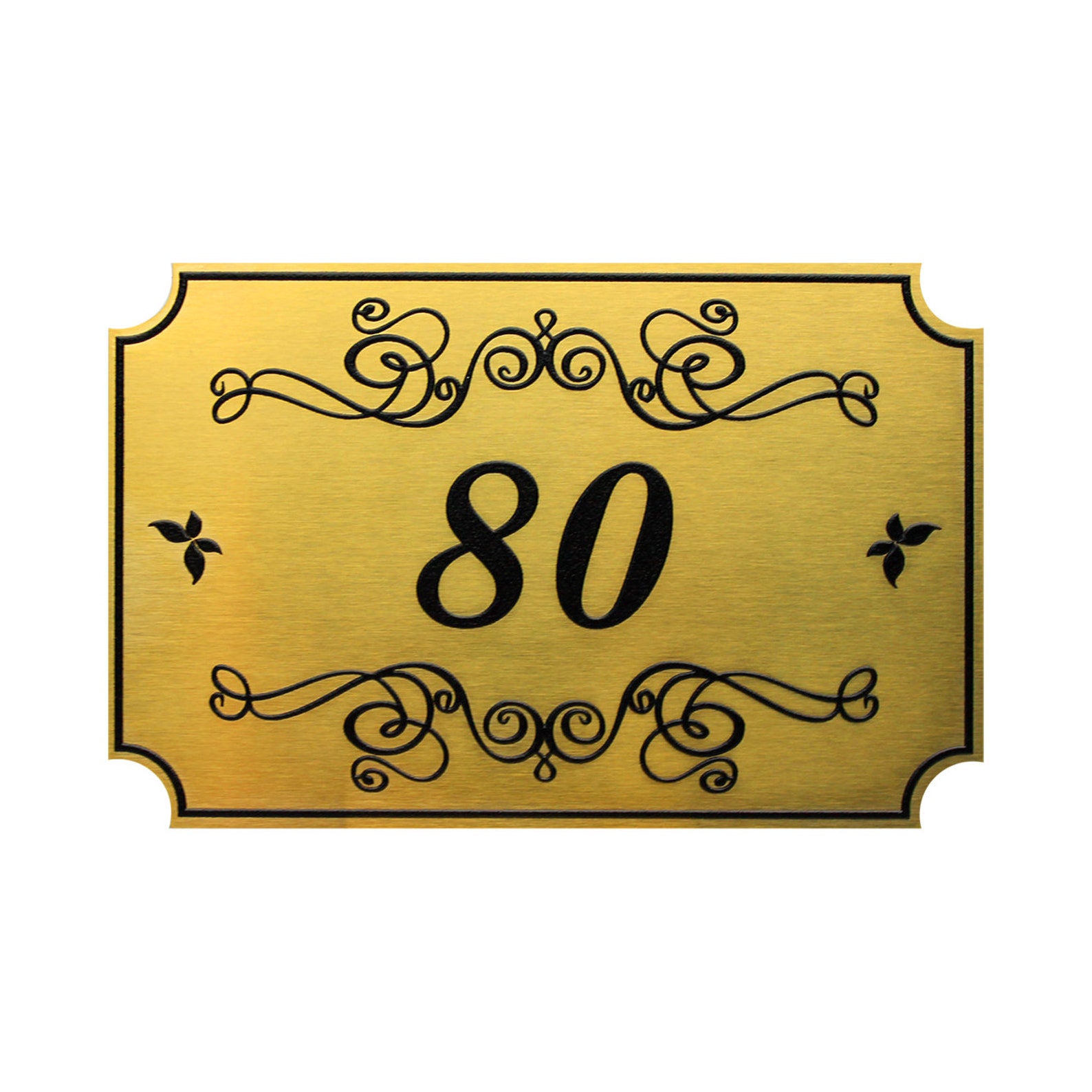 Bsign Hotel Door Number Apartment Door Plaques Gold Door Sign Flat ...