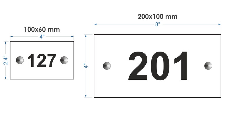 Office Door Numbers Sign Room Numbers Hotel Door Plaques | Etsy