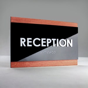 Bsign - Door Reception Sign for Office or Hotel - Door Sign for Office ...