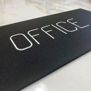 Custom Door Number Sign for Office Sign - Wall Room Signage - Decor ...
