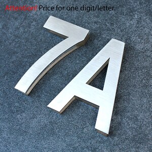 Metal Numbers - Etsy