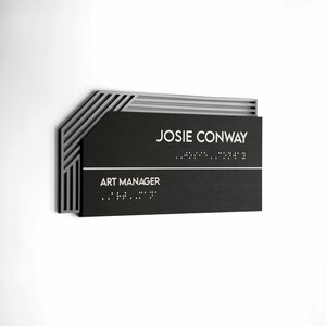 Office Door Number Sign With Personalized Name Custom Door Sign Office ...