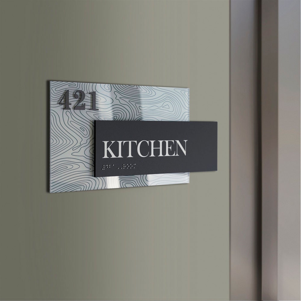 Custom Acrylic Door Sign: Office, Room Number, Apartment - Etsy