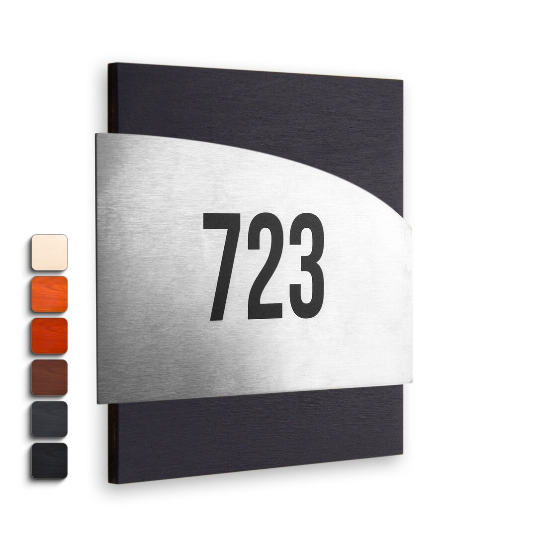 Bsign - Apartment Door Numbers - Number Sign for Door - Hotel Room ...