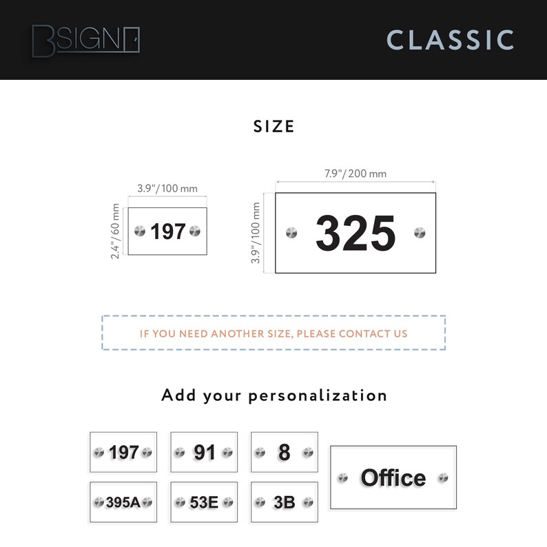 Door Acrylic Sign Glass Are a Contemporary Choice for Displaying ...