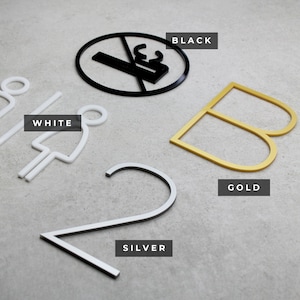 Bsign - Restroom Sign With Arrow - All Gender Bathroom Symbol - Toilet ...