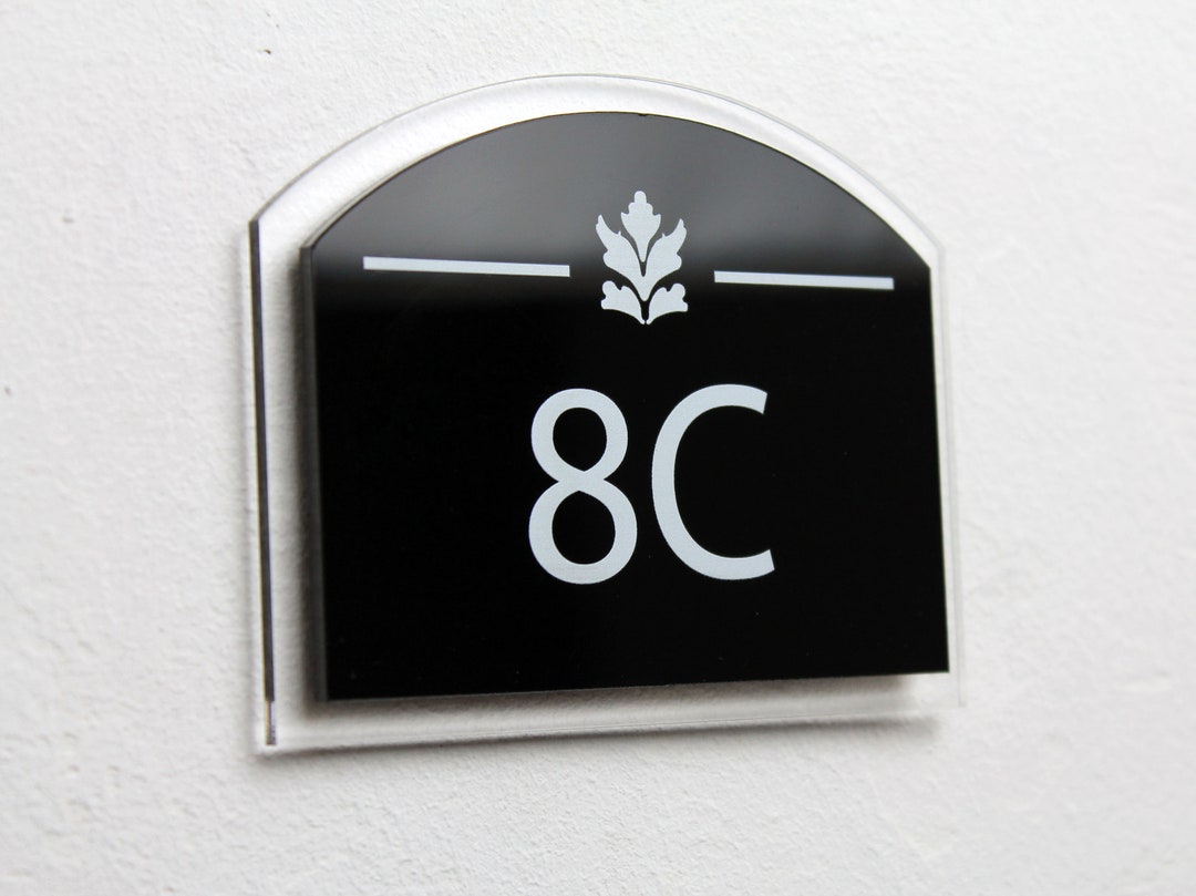 Door Numbers - Decal for Door - Front Door Sticker - Number Plate ...