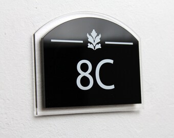 Custom Apartment Number Room Signs Personalized Hotel Rooms Numbers ...