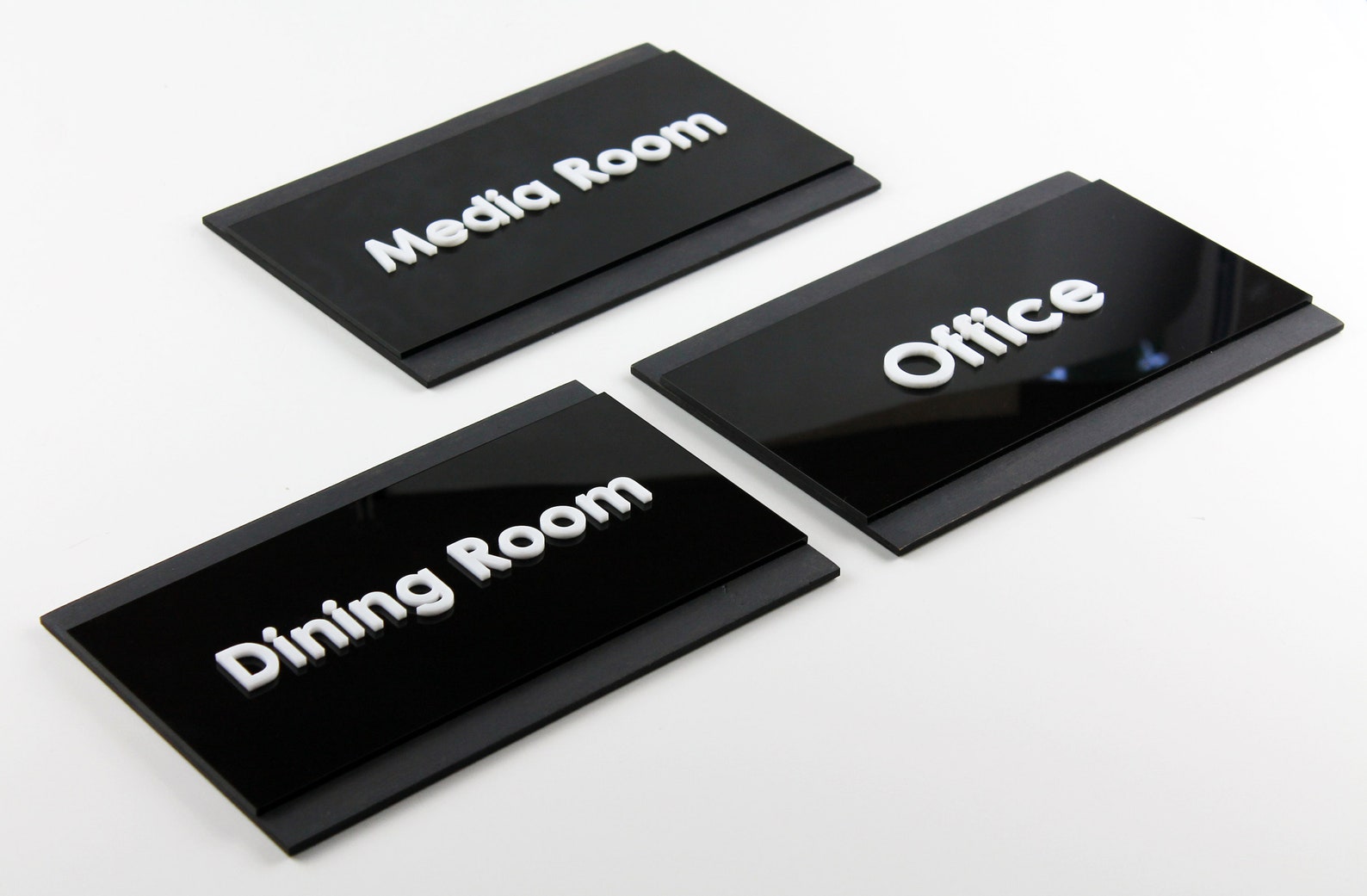 Bsign - Acrylic Business Sign, Media Room Sign, Dining Room Sign, North ...