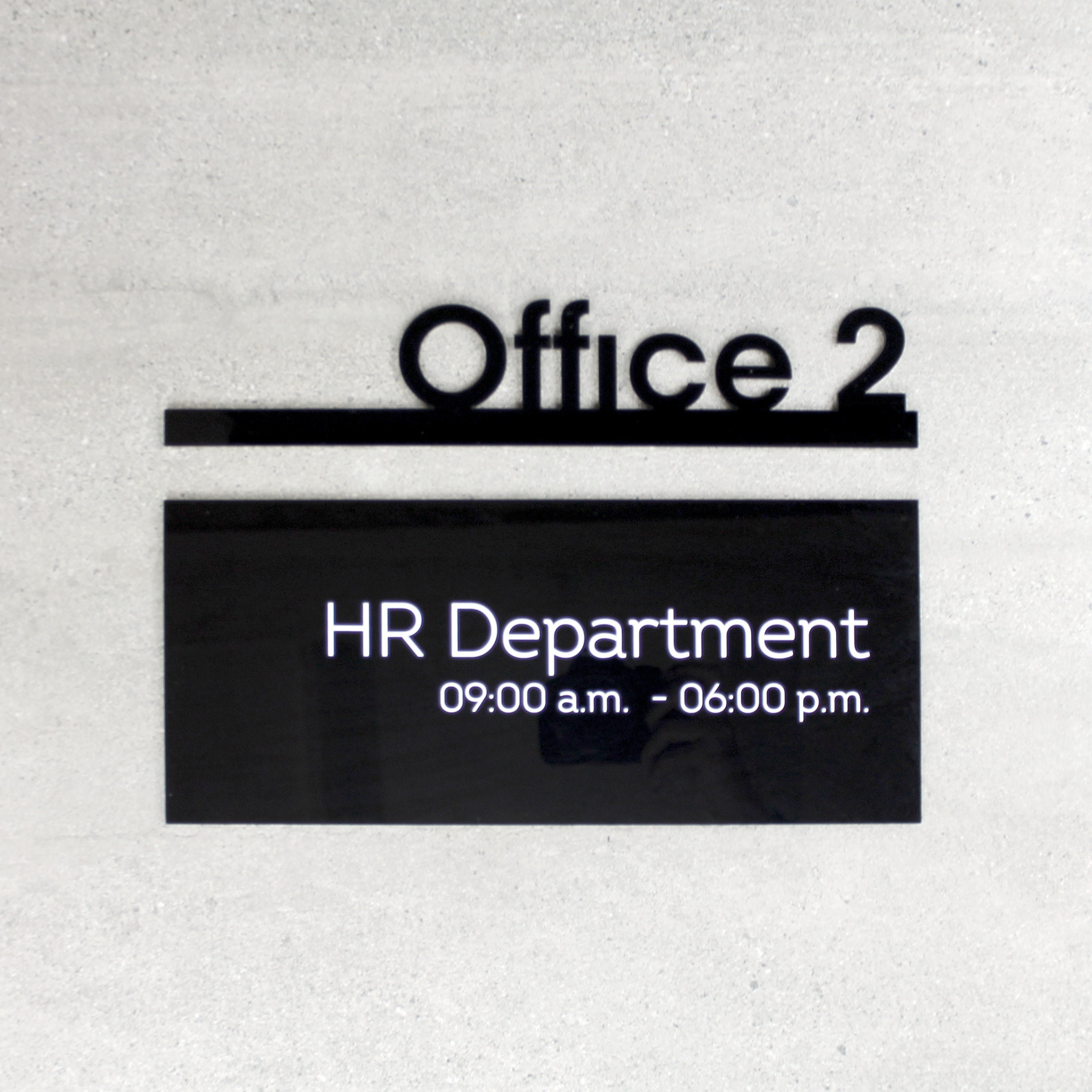 Bsign - Last Name Sign - Office Sign - Office Sign for Door - Office ...