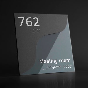 Custom Acrylic Hotel Room Number Apartment Door Sign Bsign ...