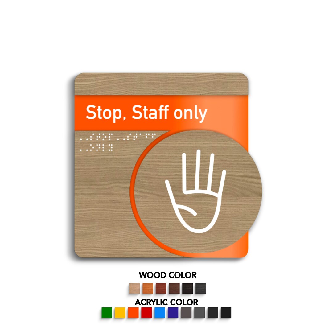 Staff Only Information Icon Signs Plate for Office and Hotel ,free Wi ...