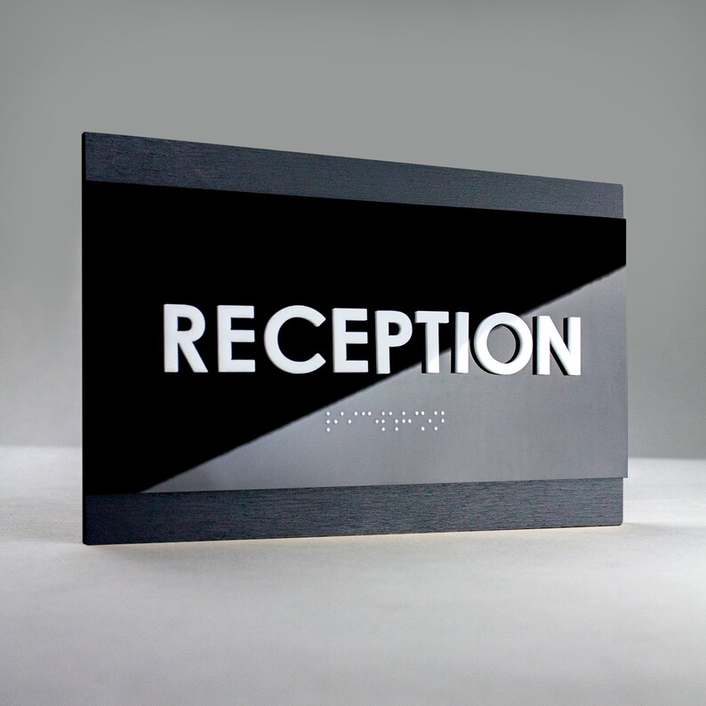 Bsign - Door Reception Sign for Office or Hotel - Door Sign for Office ...