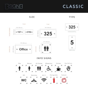 Custom Bsign - Office Door Sign - Apartment Door Plaque - Etsy