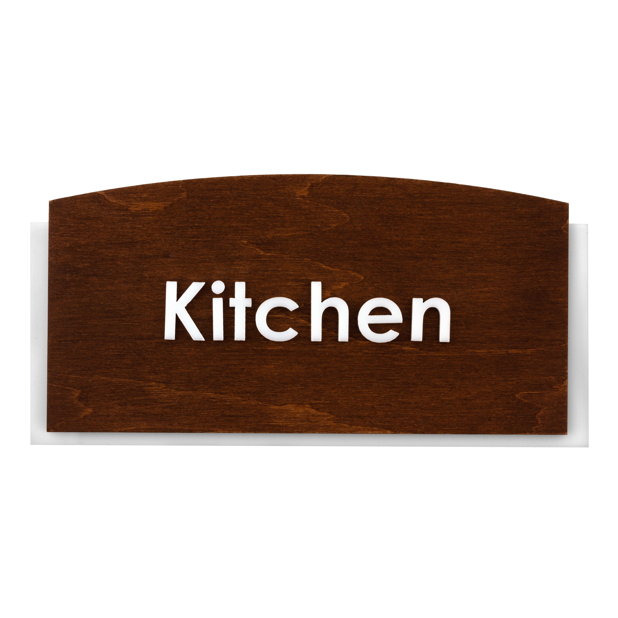 Bsign - Personalized Wood Kitchen Door Plaque - Custom Room Sign for ...