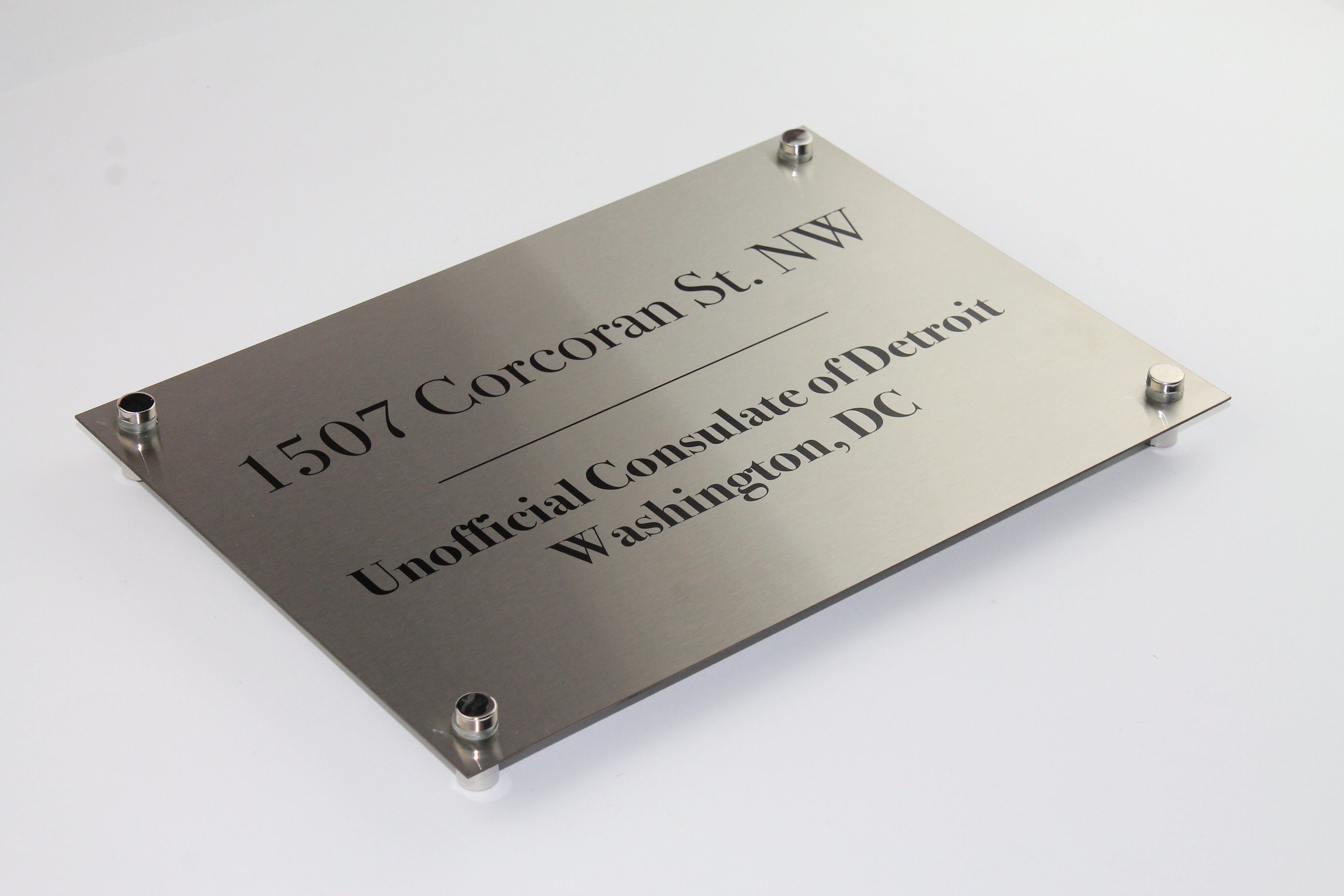 Stainless Steel Business Sign Custom Personalized Metal Sign | Etsy