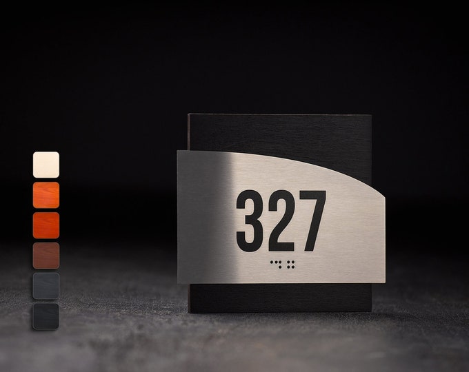 Metal Numbers Door Numbers House Numbers Plaque Room Numbers Steel ...