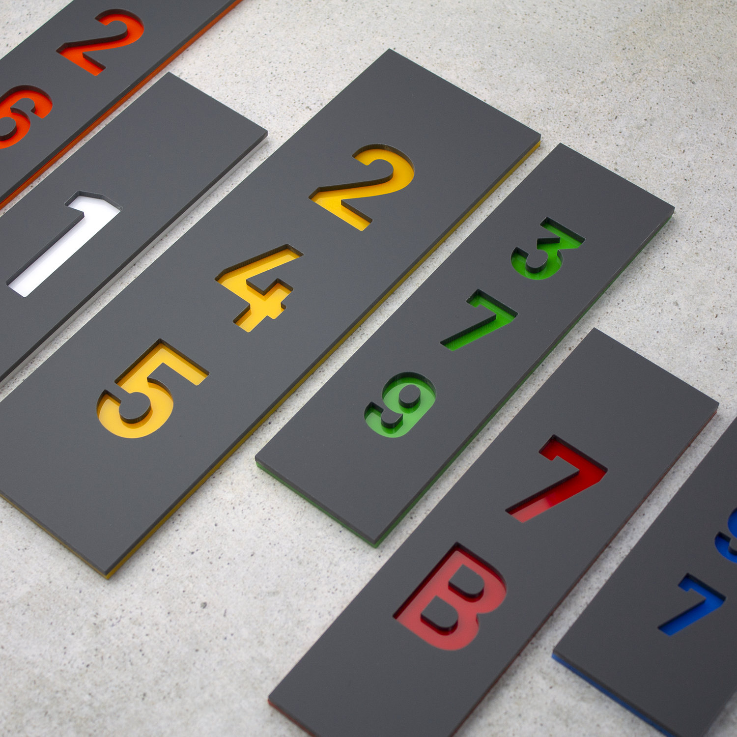 Custom Acrylic Door Number Sign: Modern Apartment, Hotel, House - Etsy