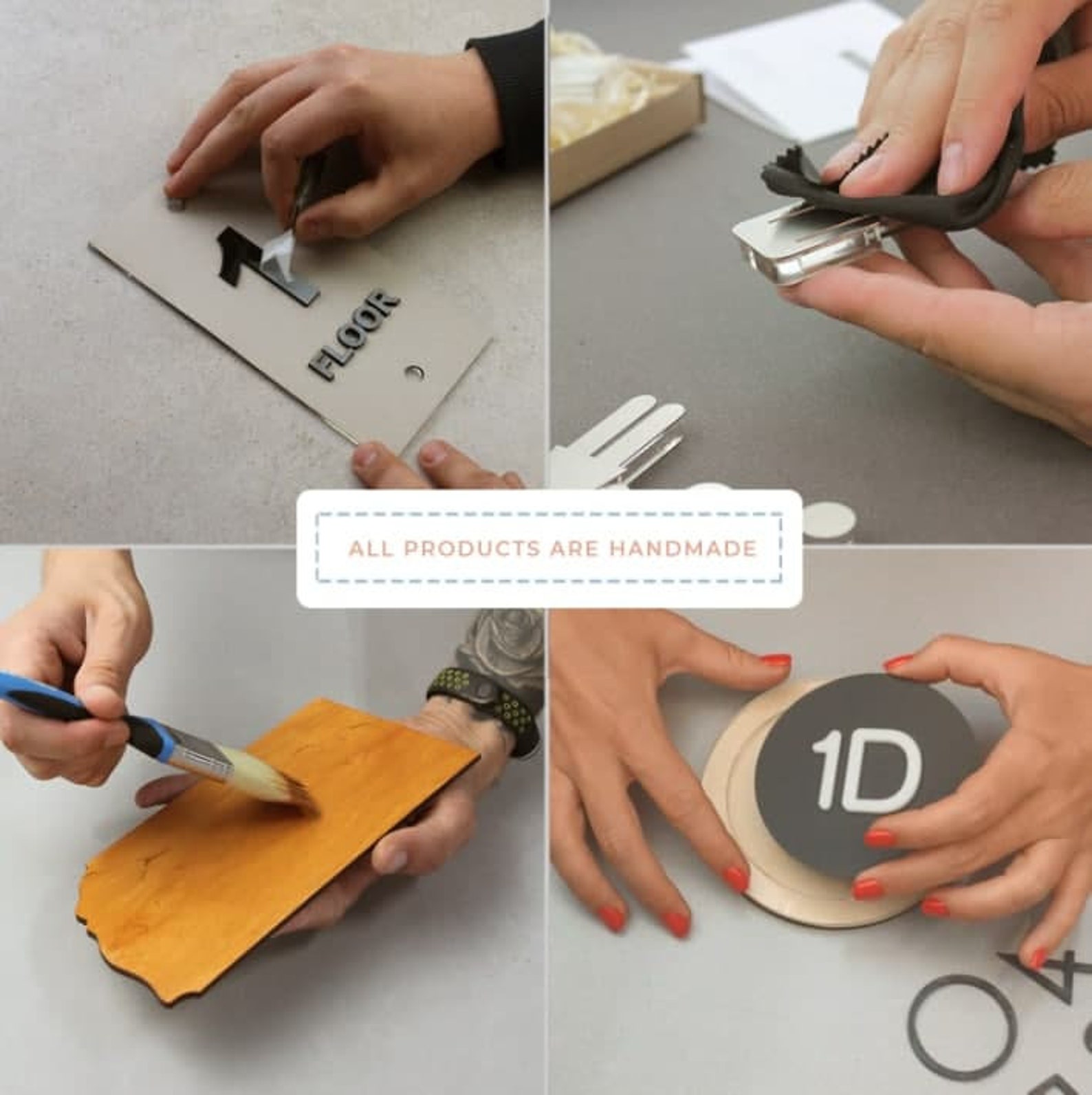 Bsign Hotel Door Number Apartment Door Plaques Gold Door Sign Flat ...