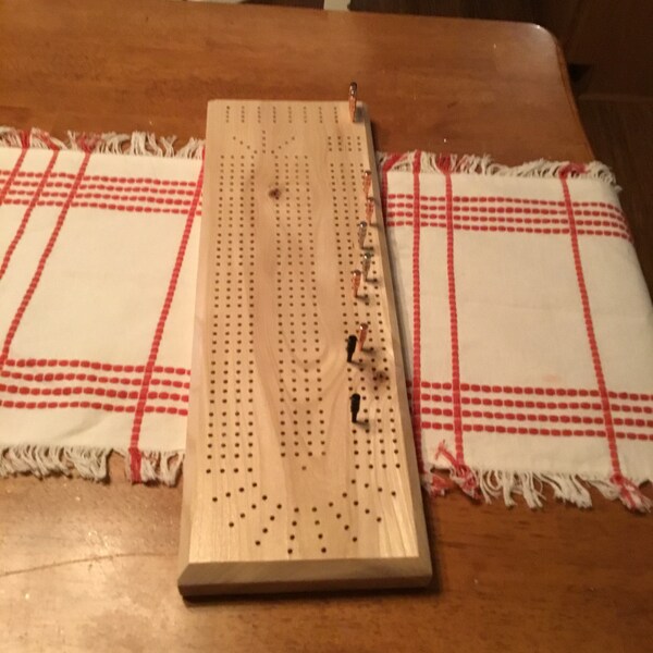 Rustic Cribbage Board - Etsy