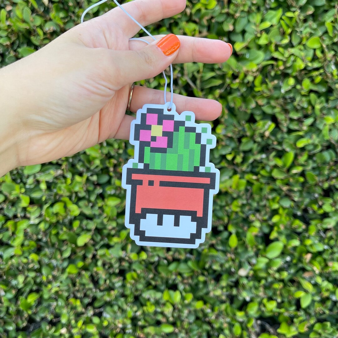 Super Mario Cactus Air Freshener - Etsy