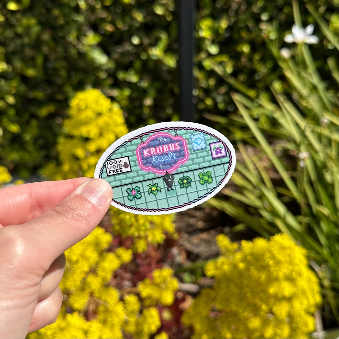 Stardew Valley Krobus Kush Sticker - Etsy