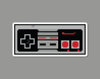 Nintendo Nes Controller Sticker - Etsy