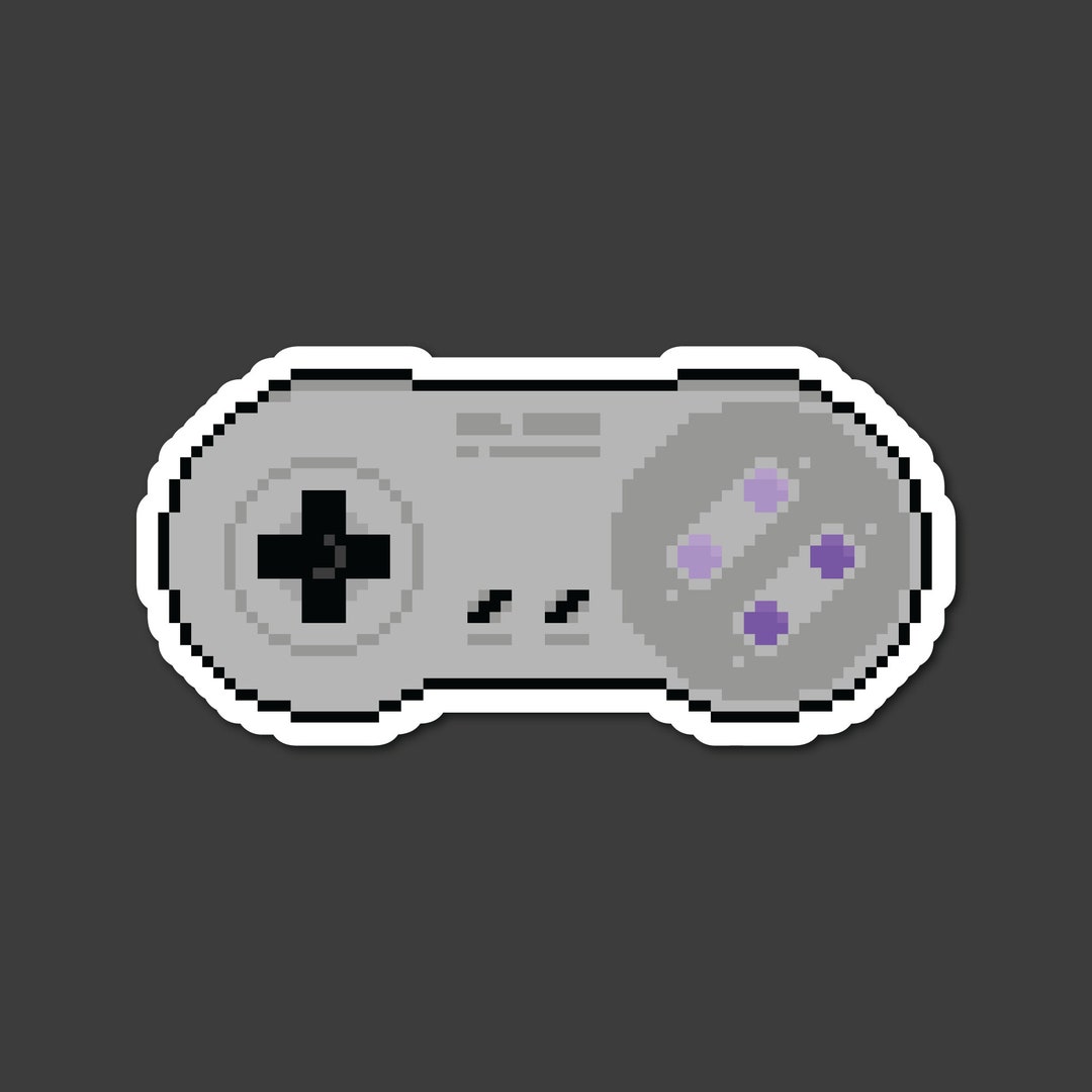 SNES Controller Sticker - Etsy