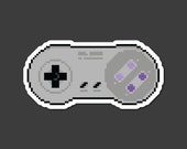 SNES Controller Sticker - Etsy