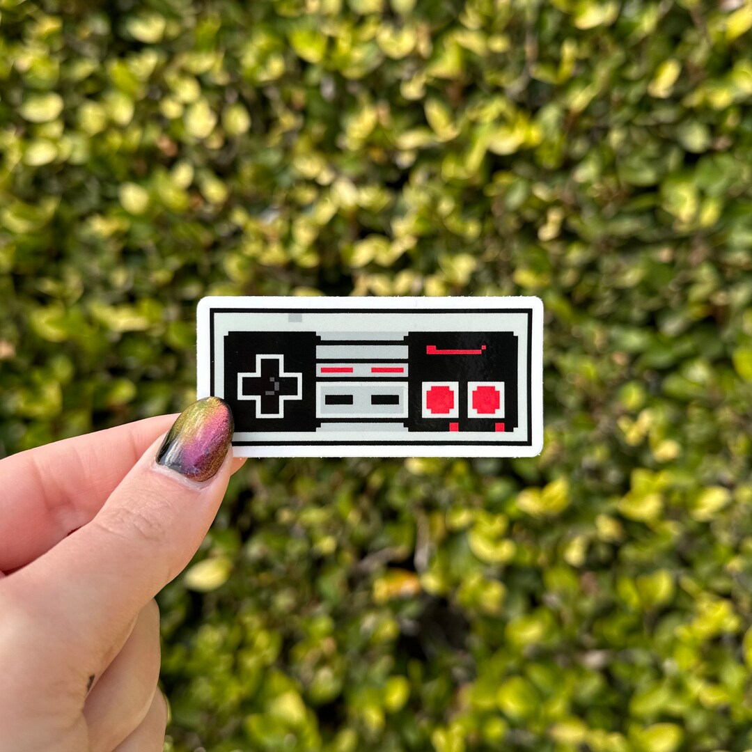NES Controller Sticker - Etsy