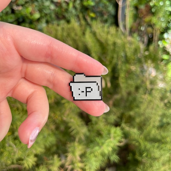 Computer File Enamel Pin | Etsy