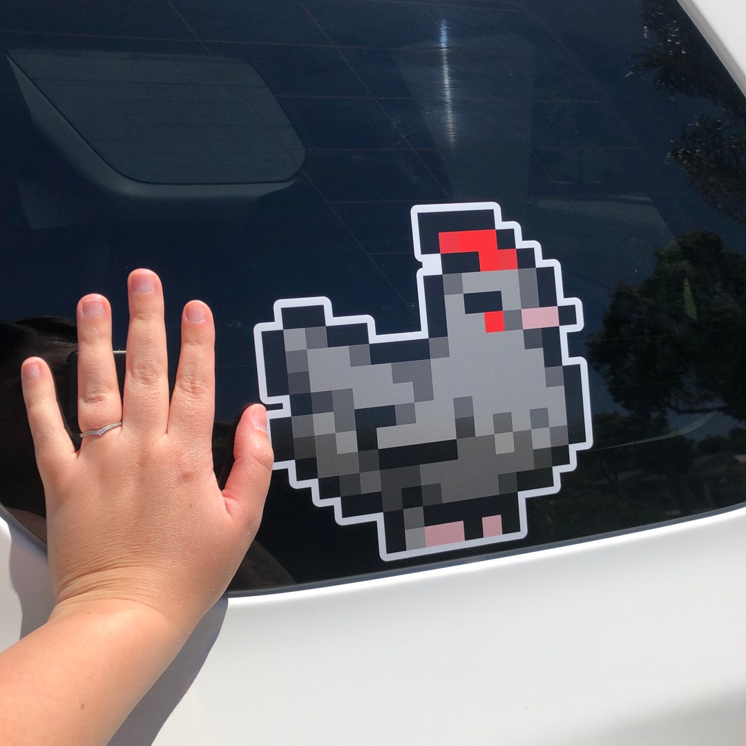 GIANT Stardew Valley Void Chicken Sticker- 8” - Etsy