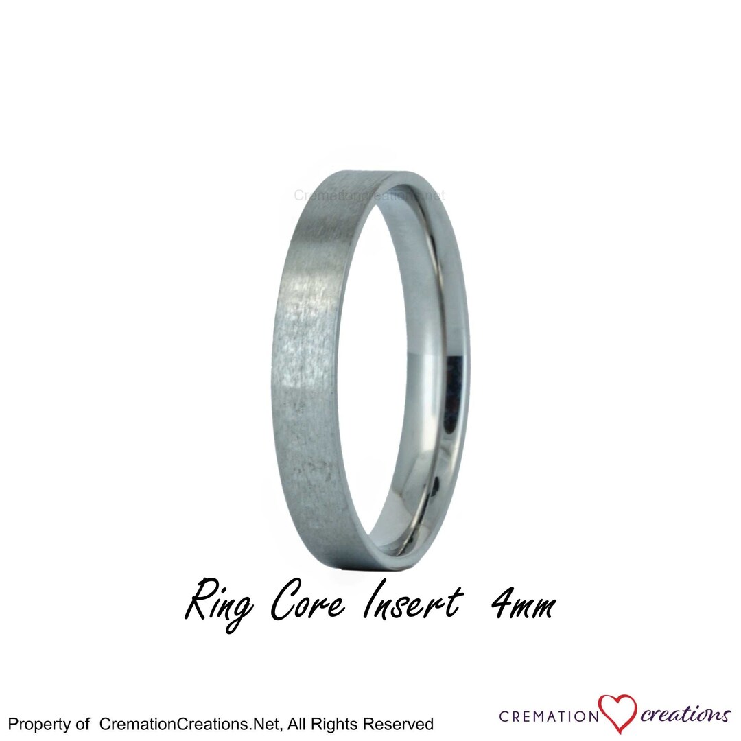 Stainless Steel Ring INSERT - 4mm - Etsy