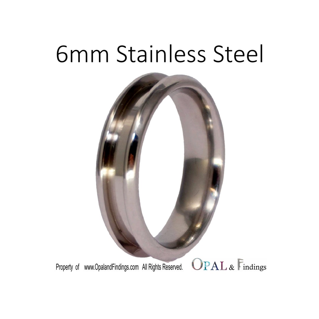 Stainless Steel Ring Core Blank - 6mm - Etsy