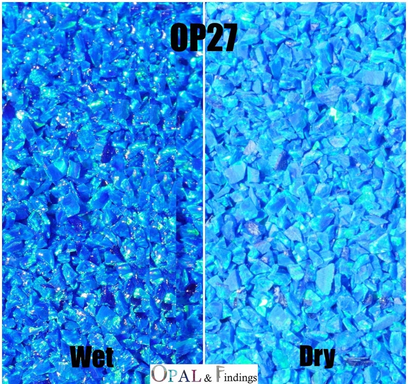 Crushed Opal - OP27 - Royal Blue - 1 Gram - Etsy