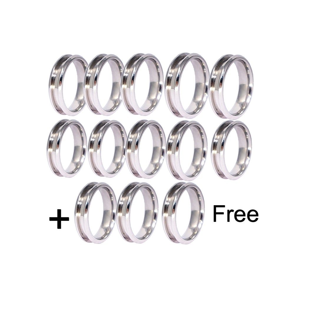 Bulk 6mm Ring Core Blanks Stainless Steel - Etsy