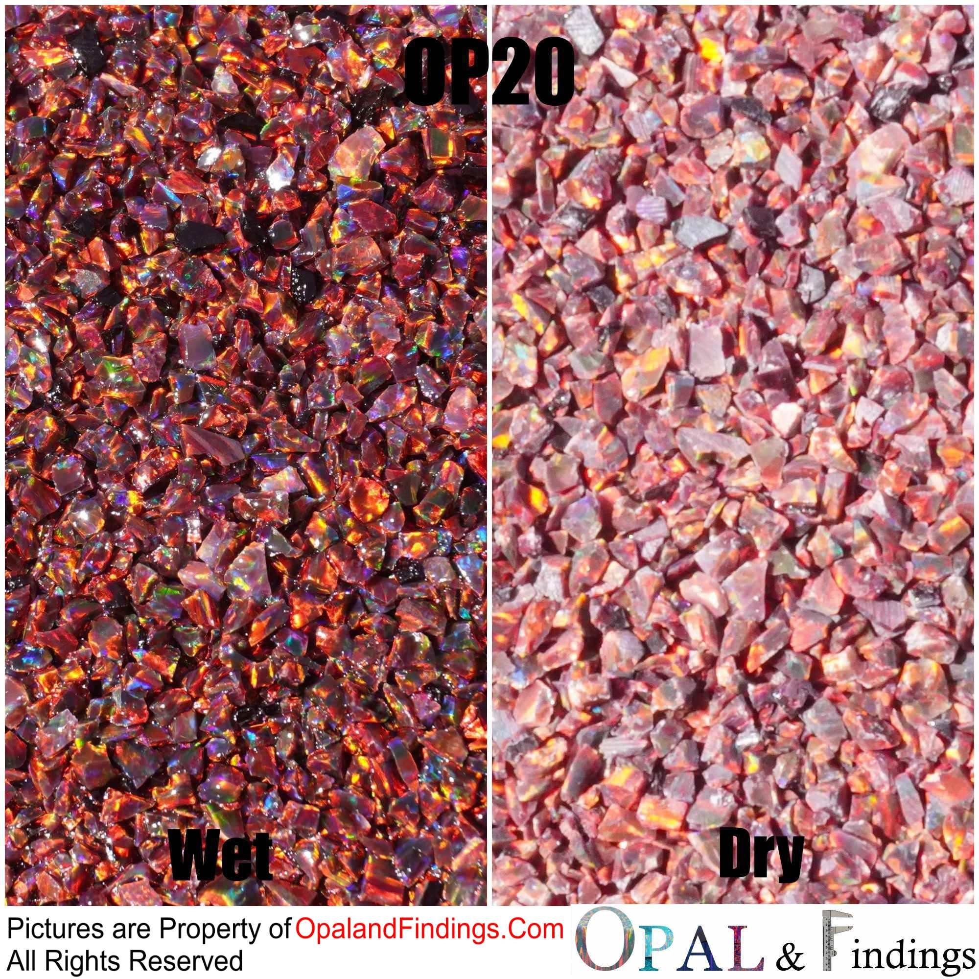 Crushed Opal OP20 Multi-cherry 1 Gram | Etsy