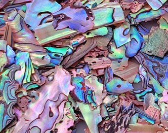 Peacock Mother of Pearl Crushed Abalone Shell 10g - Etsy