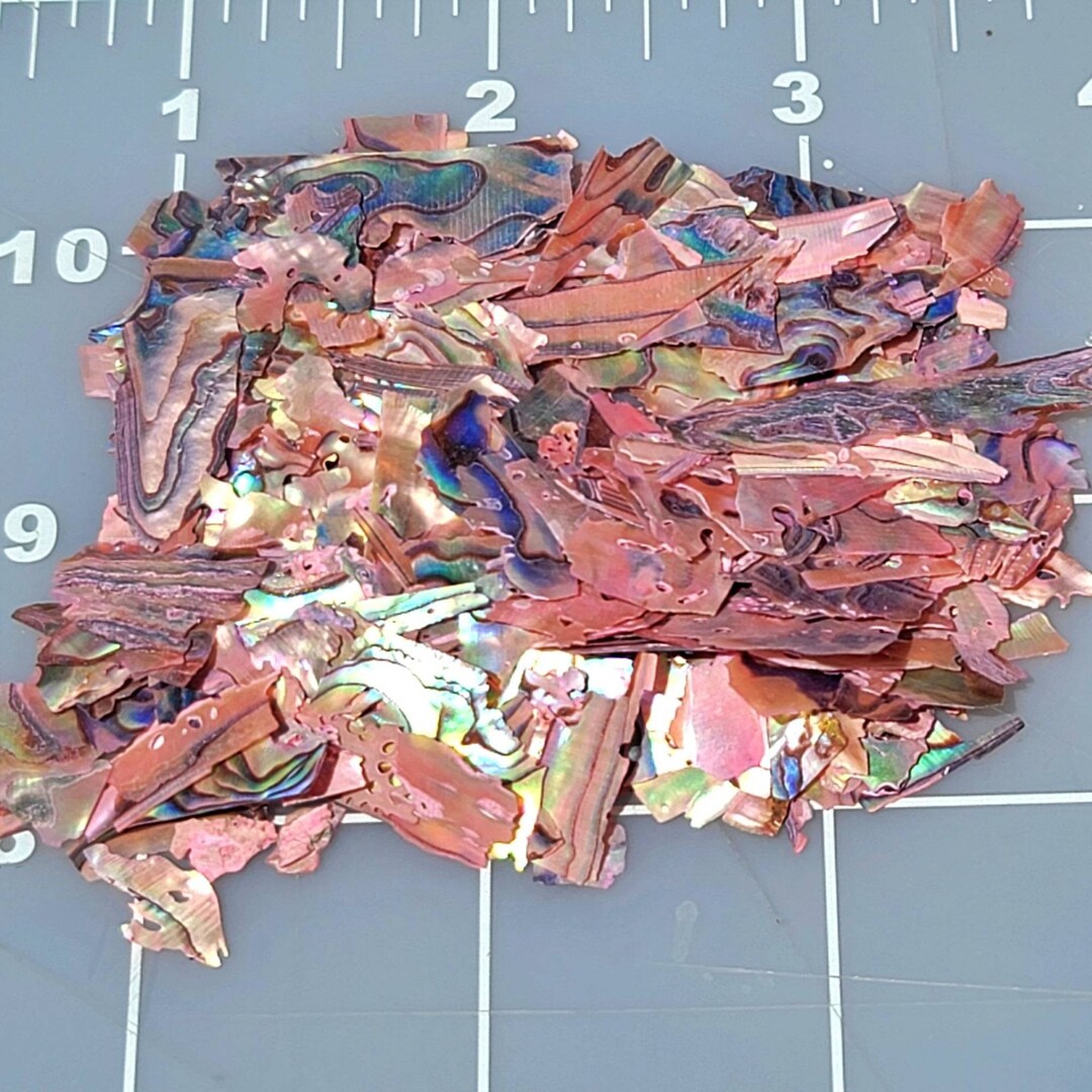 Copper Mother of Pearl Crushed Abalone Shell 10g - Etsy