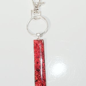 Keychain Infused With Cremation Ashes and Opal - Etsy