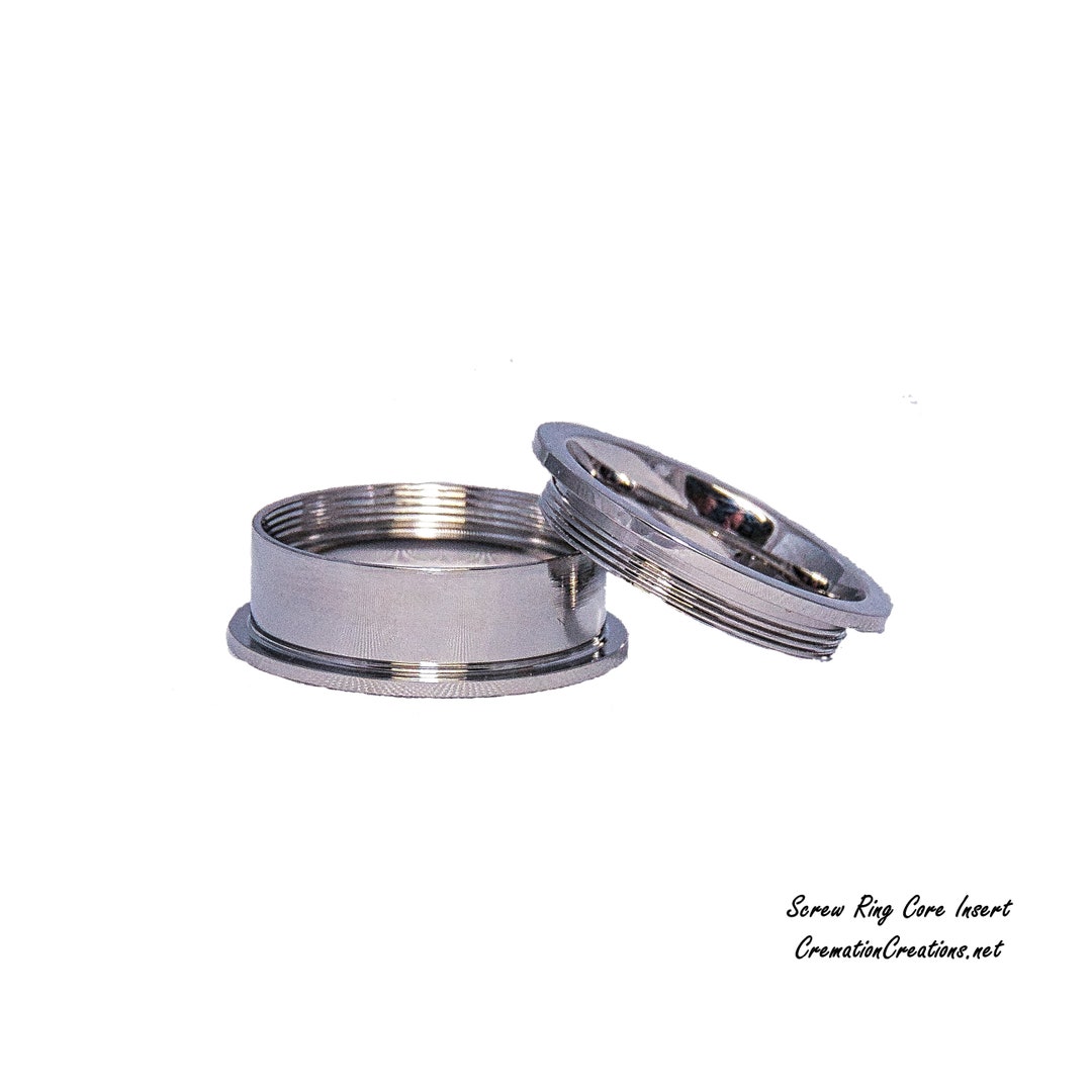 8mm Threaded 2-piece Ring Core - Etsy