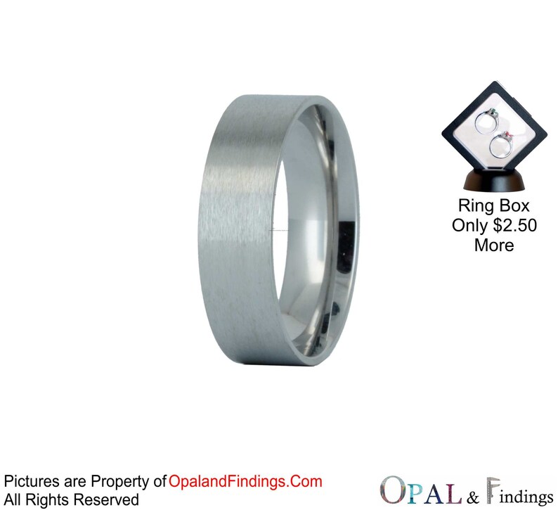 Stainless Steel Ring INSERT 6mm | Etsy