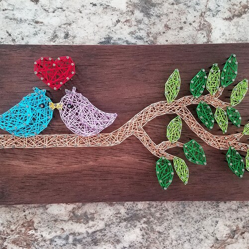 Love Birds String Art - Etsy