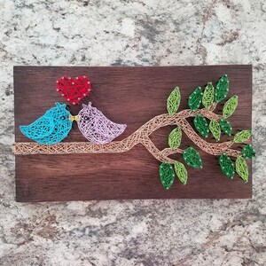 Love Birds String Art - Etsy