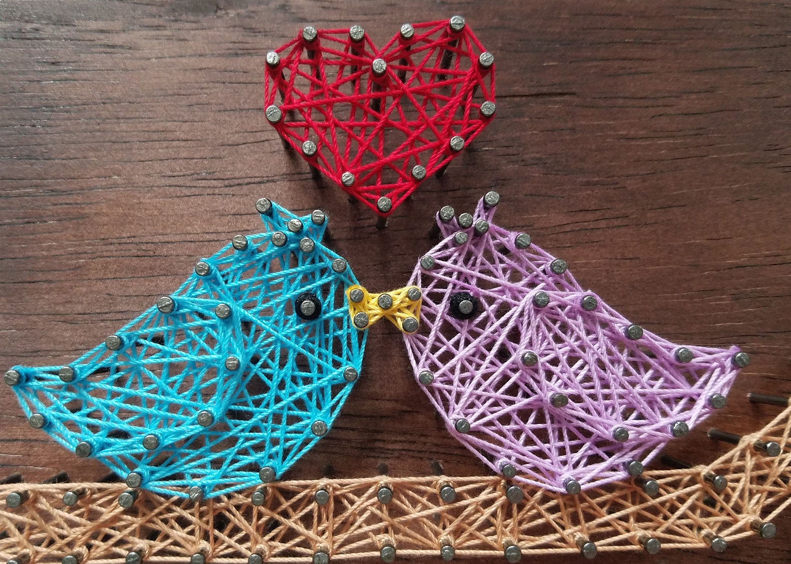 Love Birds String Art - Etsy