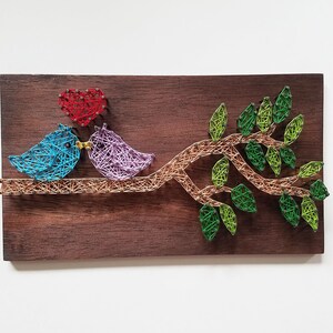 Love Birds String Art - Etsy